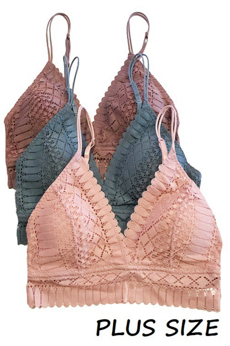 Plus Size Bralette – Red Door Boutique